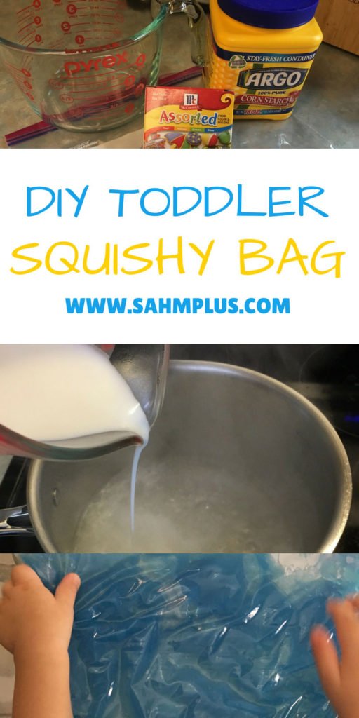 DIY Toddler Squishy Bag Activity | SAHM, plus...