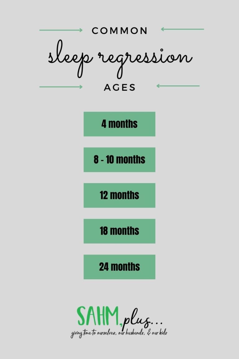 Sleep Regression Ages: What's Common? | SAHM, plus...